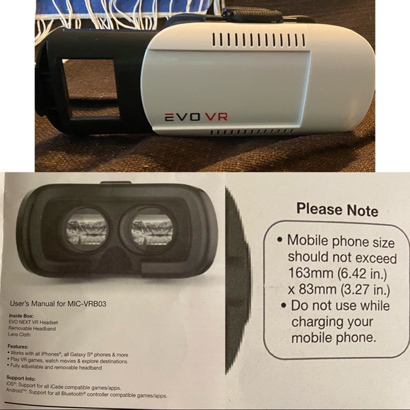 evo | VR, AR & Accessories | Evo Virtual Reality Smartphone Headset ...